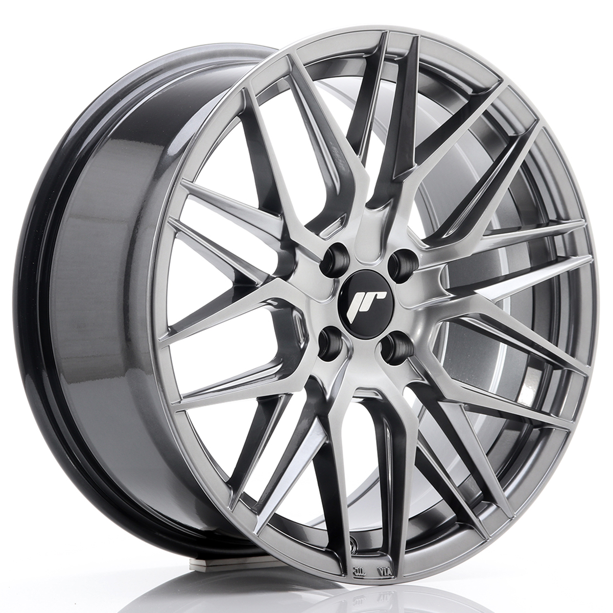 JR Wheels JR28 17x8 ET40 4x108 Hyper Black - JR