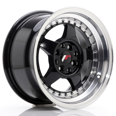 JR Wheels JR6 17x10 ET20 BLANK White w/Machined Lip - JR