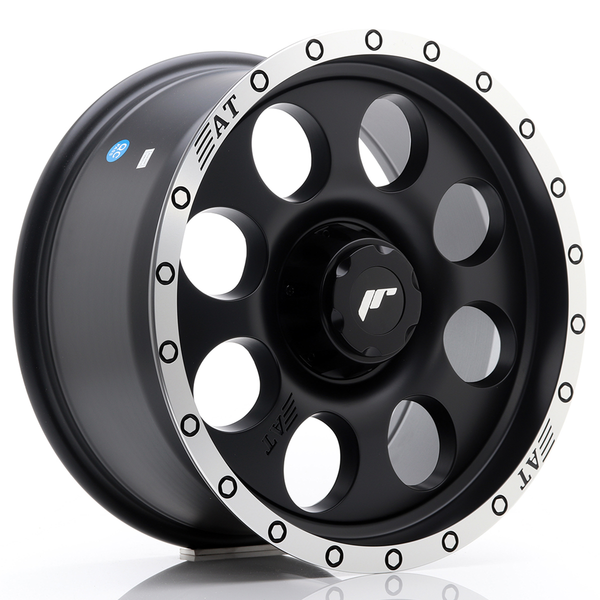 JR Wheels JRX4 17x8.5 ET20-35 BLANK Matt Black w/Machined Lip - JR